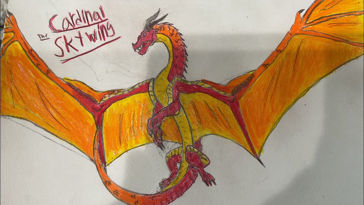 Drawing my own Skywing, and coloring it! - YouTube