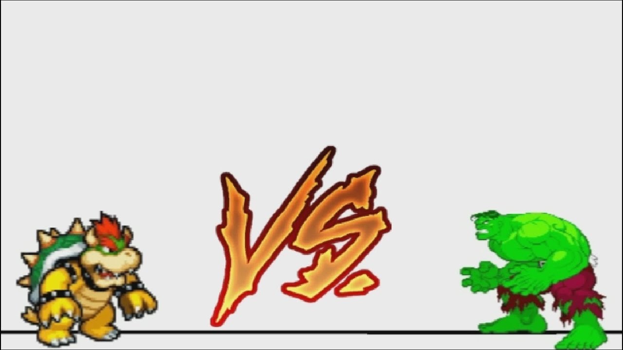 Bowser vs Hulk - YouTube