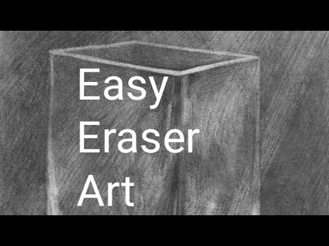 Eraser pencil Drawing technique - YouTube