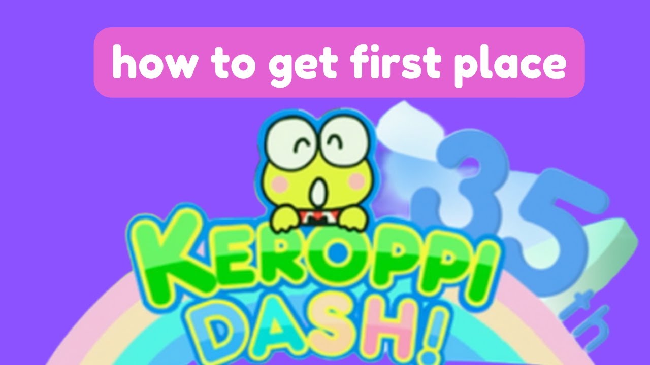5 tips for getting FIRST PLACE in keroppi dash! - YouTube