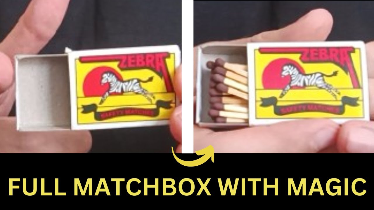 3 INCREDIBLE MATCHBOX MAGIC TRICKS REVEALED - YouTube