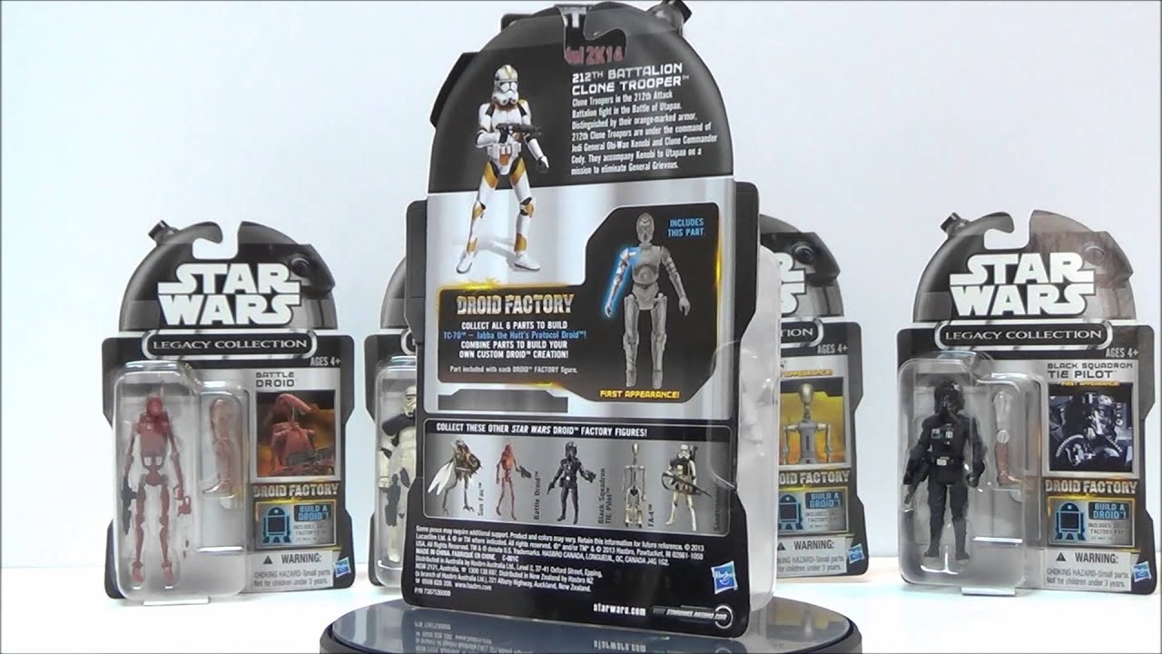 STAR WARS LEGACY COLLECTION(DROID FACTORY)2013 AMAZON EXCLUSIVE FIGURE ...