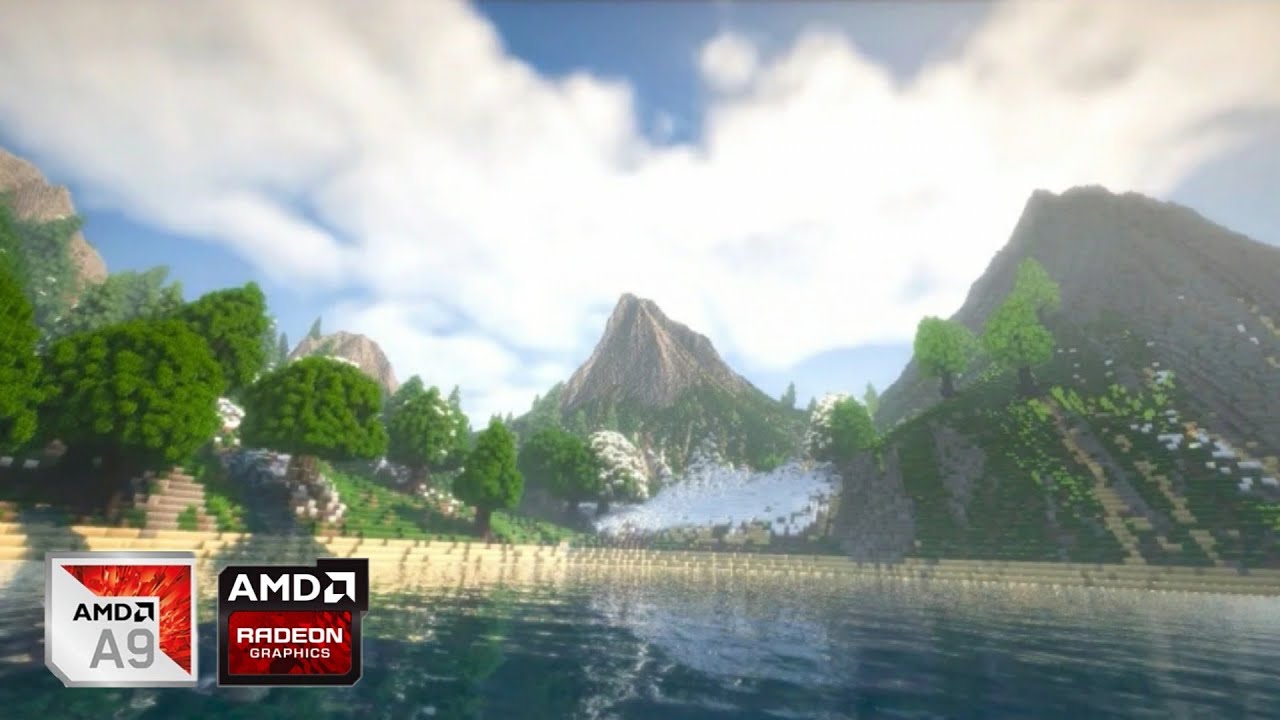 AMD A9 9425 RADEON R5 TEST Minecraft java edition WITH SHADER (low end ...