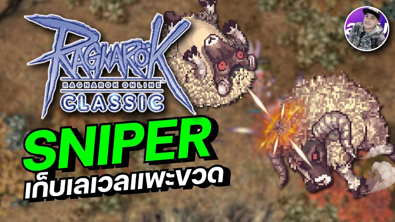 Ragnarok Online Classic GGT EP.382 | SNIPER เก็บเลเวลแพะขวด สบายๆอยู่ ...