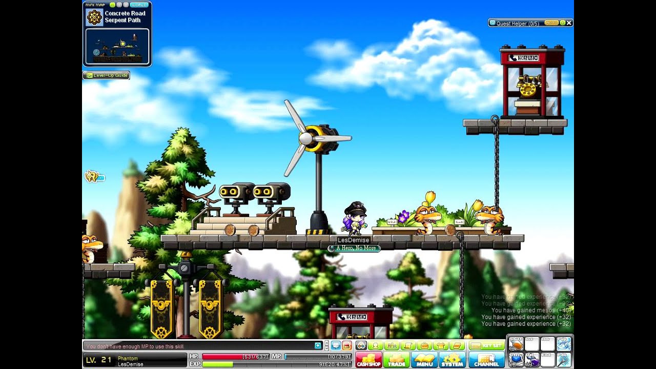 Playing MapleStory: Phantom - Part 4 [Black Wings' Quests - Continued ...
