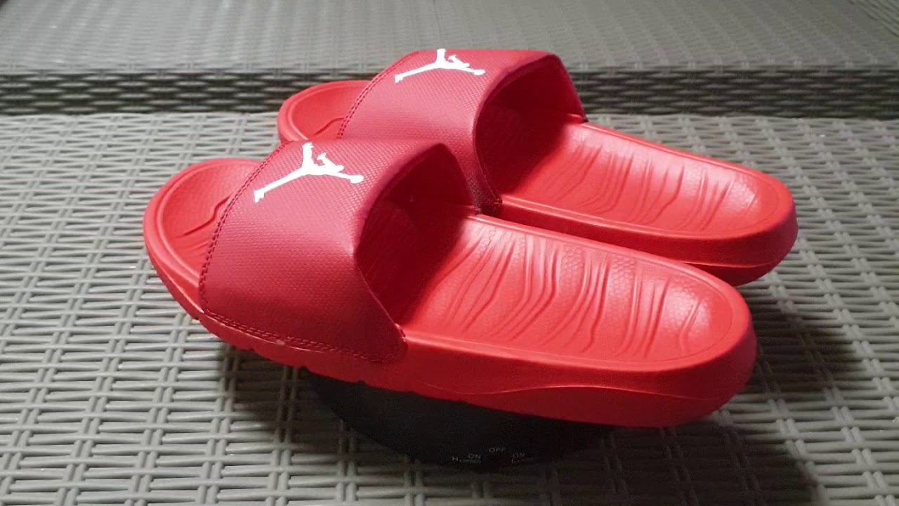 Nike air jordan slides sandals - YouTube