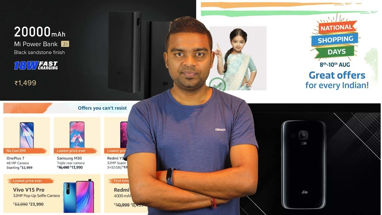 Rs.699/- M4 Band, Jio Phone 3, Amazon/Flipkart Freedom Sale, Mi Power ...