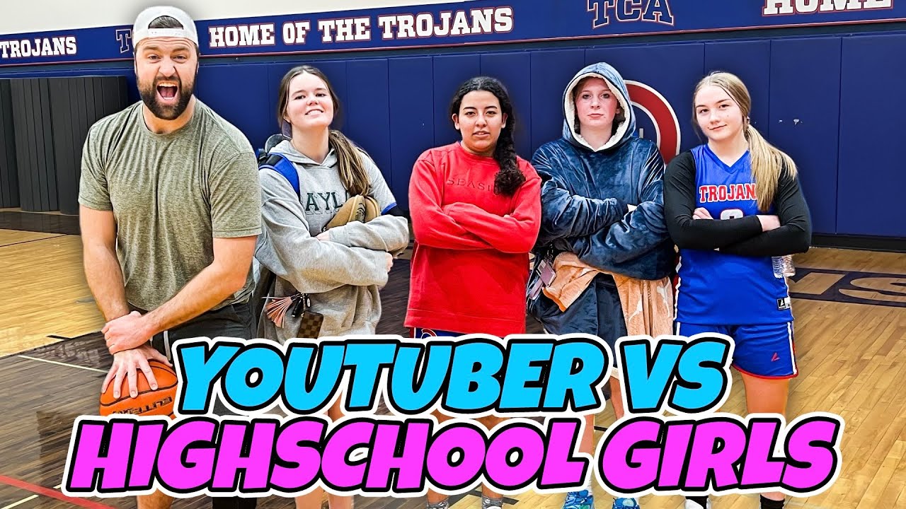 YOUTUBE HOOPER vs HIGH SCHOOL GIRLS Basketball Team - YouTube