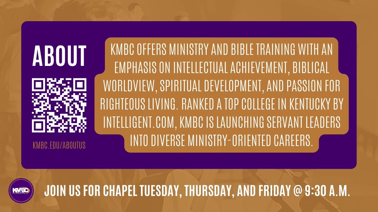 03-27-25 Chapel | Dr. Bill Kierce "Recovering Biblical Evangelism ...