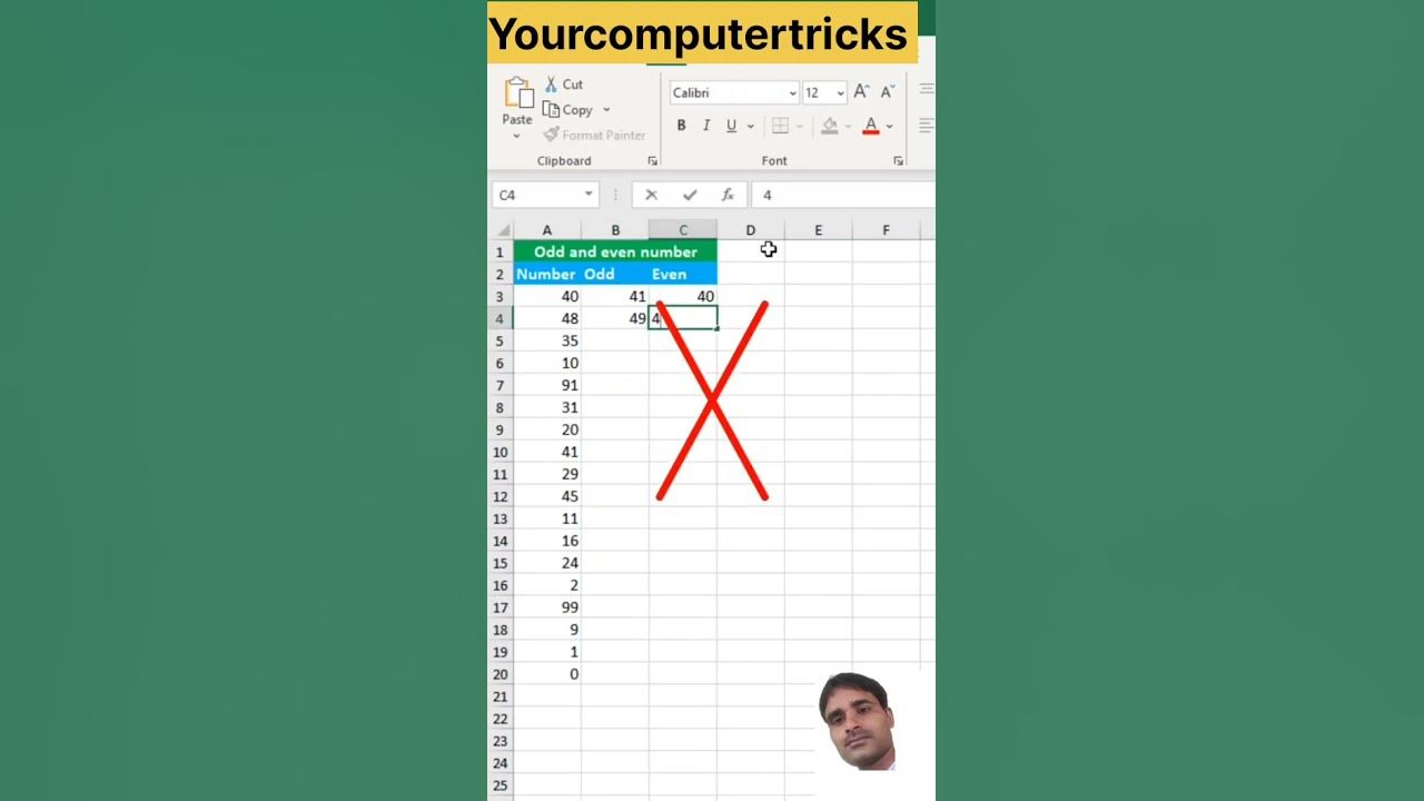 Search Odd Even Number #dj #djexcel #djexcel #excelshortcuts #excel #exceltips #exceltech - YouTube