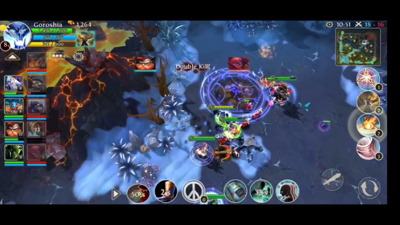 HO&C first MOBA game (iOS /Android) Gameplay- MOBA Android games - YouTube