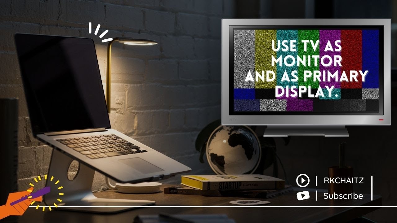 How to Use Any Smart/Normal TV as LAPTOP Monitor - YouTube