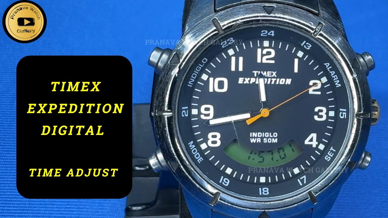 TIMEX EXPEDITION DIGITAL - YouTube