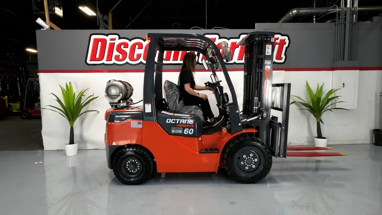 OCTANE FY30 6,615 lb Dual(Propane/Gas) #4630 - Forklift for Sale - YouTube