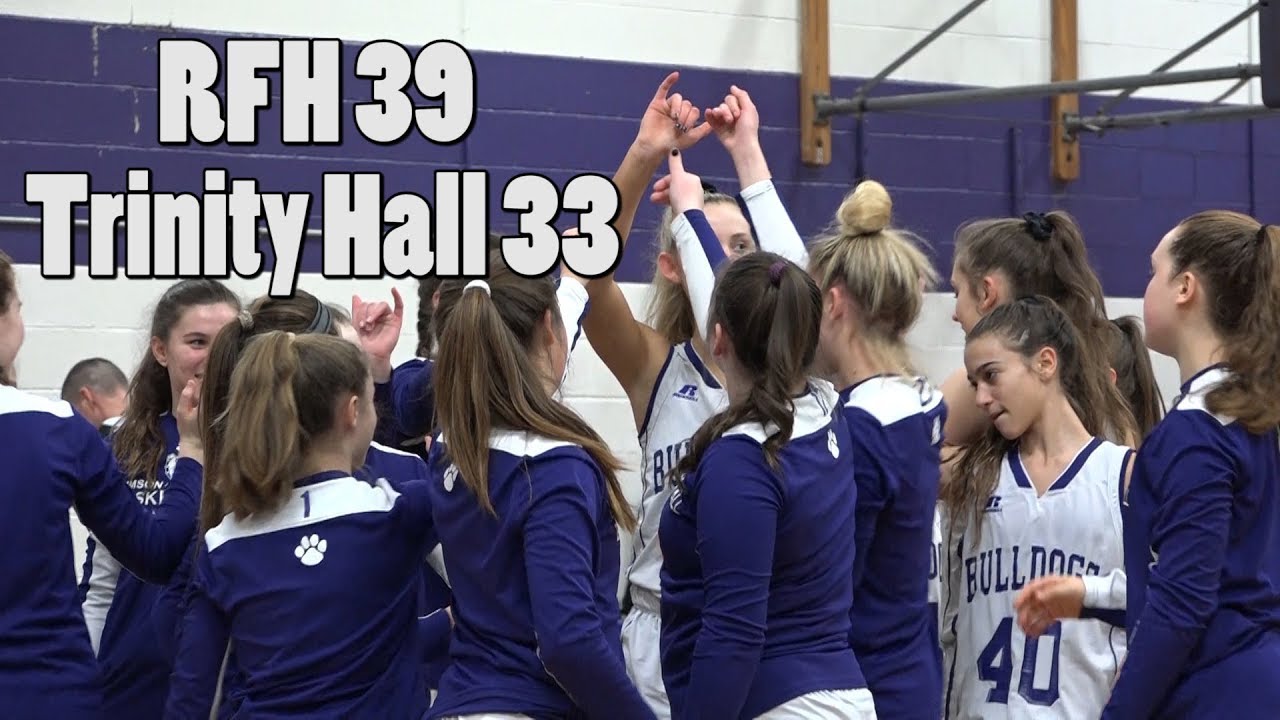 Rumson-Fair Haven 39 Trinity Hall 33 | Girls Basketball - YouTube