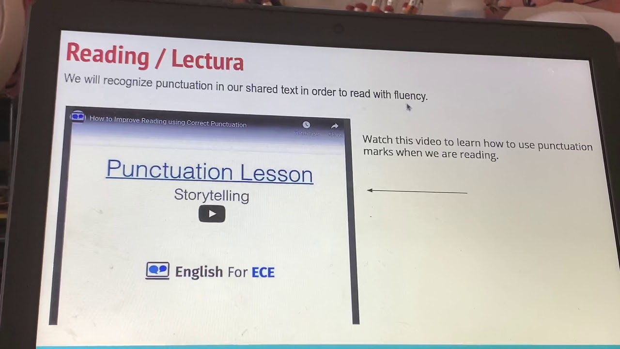 How to read with fluency using punctuation. - YouTube