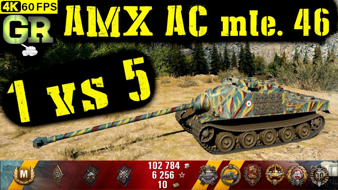 World of Tanks AMX AC mle. 46 Replay - 6 Kills 3.2K DMG(Patch 1.4.1 ...