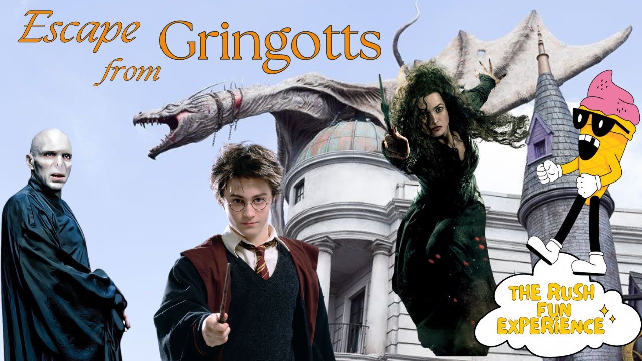 Harry Potter and the Escape from Gringotts | Full Ride Experience ...