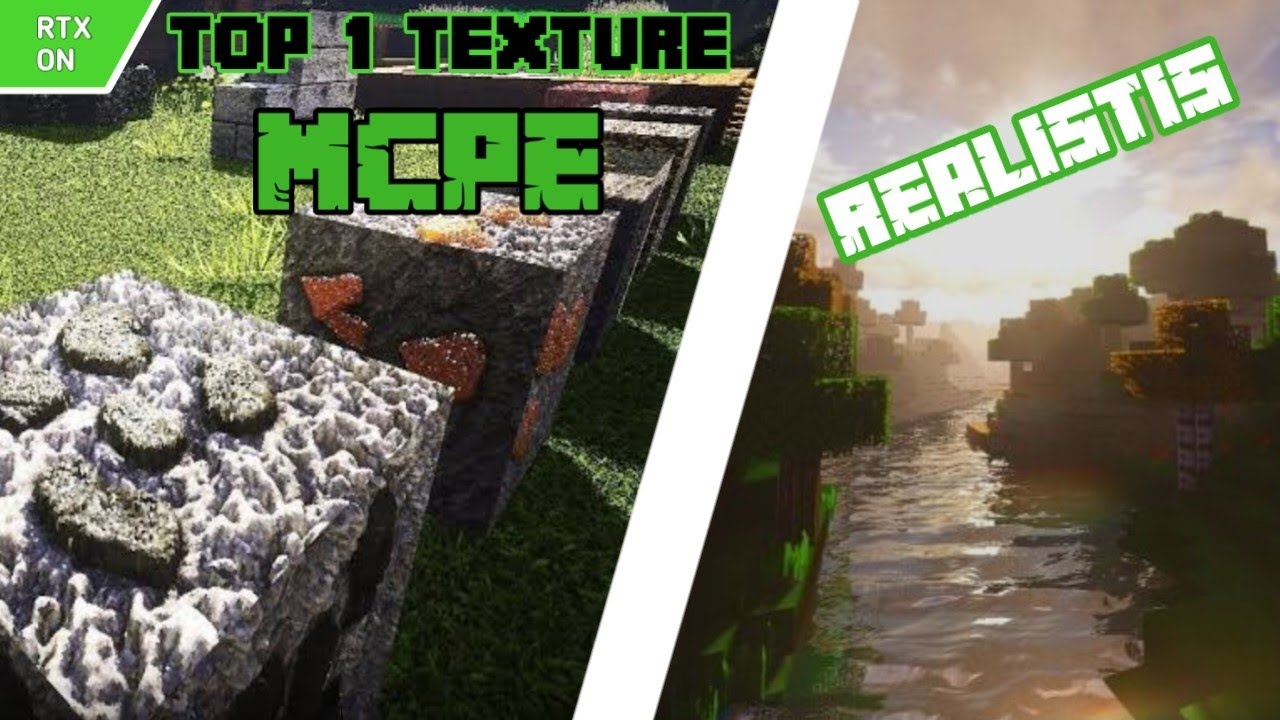 WOW!! Top 1 Texture Pack Ultra Realistic Kaya Pake RTX Di MCPE ...