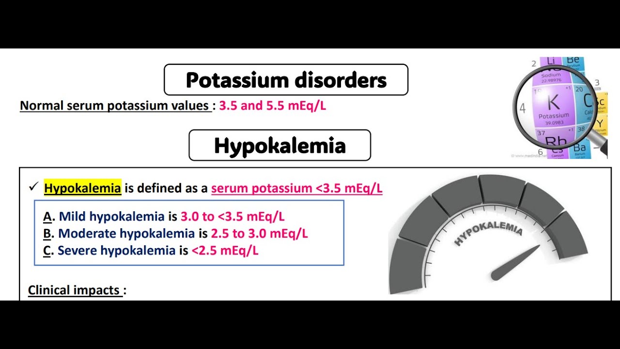 Neonatal Hypokalemia - YouTube