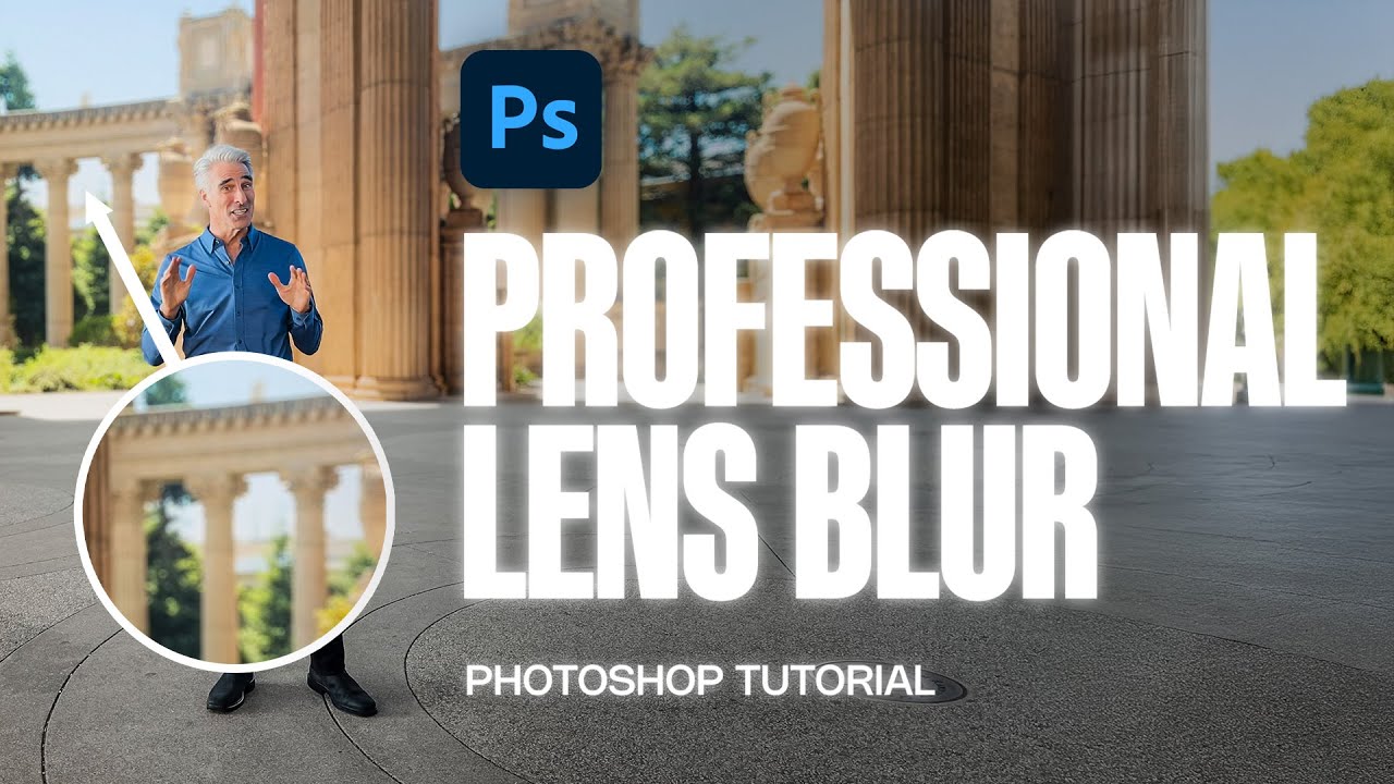 How to Apply a Professional Lens Blur Effect in Photoshop - YouTube