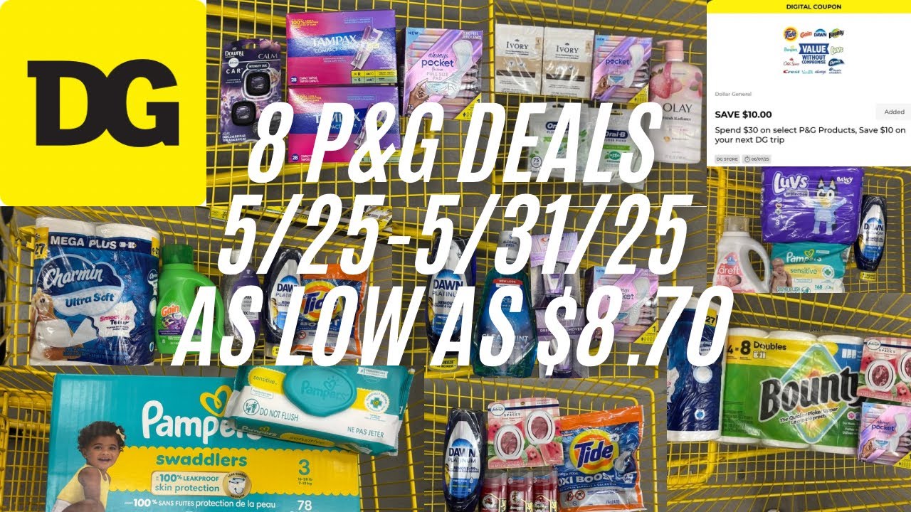Dollar General P&G Deals - 5/25-5/31/25 - Dollar General Couponing This ...
