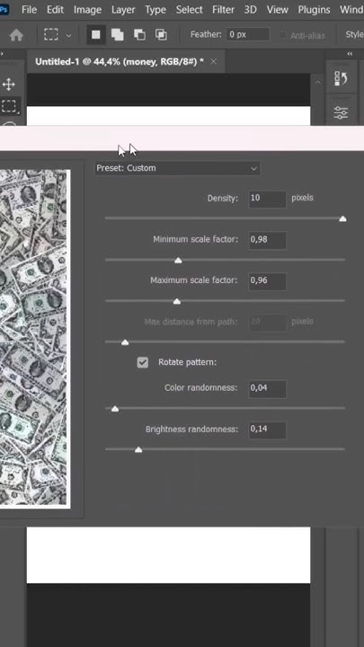 How to make patern with random fill tools in photoshop - YouTube