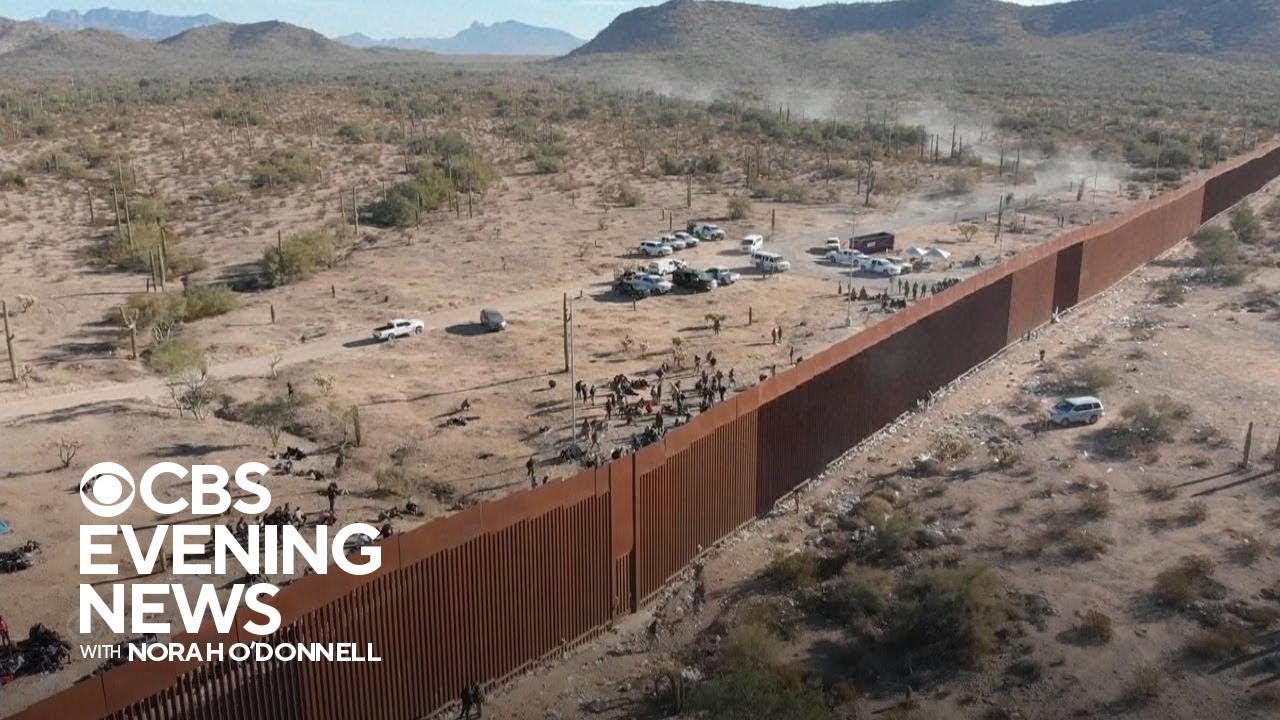 Arizona border crossing closes after influx of migrants - YouTube