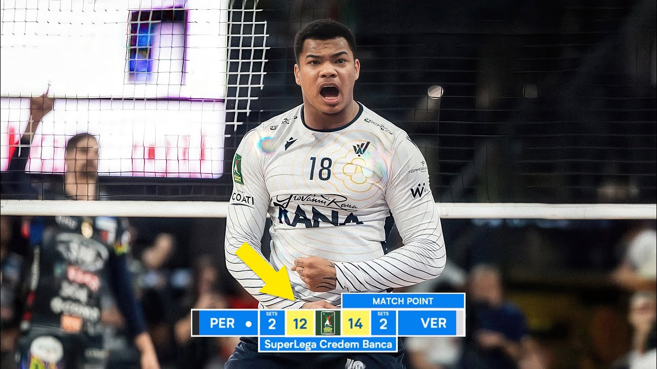 Darlan Souza DESTROYED Perugia in Italian Volleyball League 2025 ...
