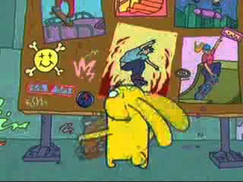 Untalkative Bunny Silent Skater - YouTube