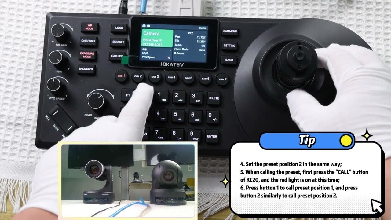 How to use KC20N NDI controller - YouTube