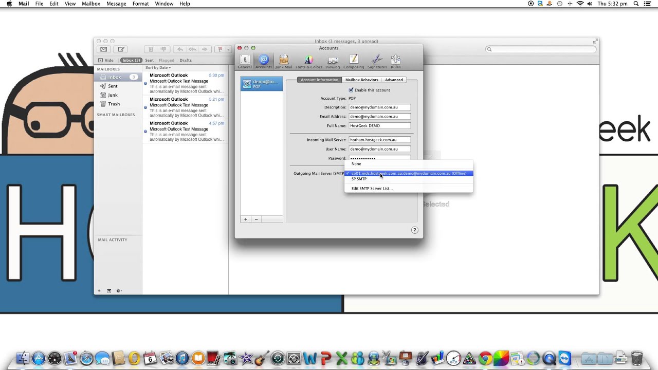 How To Update Your Hostname In Mac Mail YouTube How To Update Your Hostname In Mac Mail YouTube