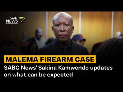 Malema Firearm Case | SABC News' Sakina Kamwendo updates on what can be expected