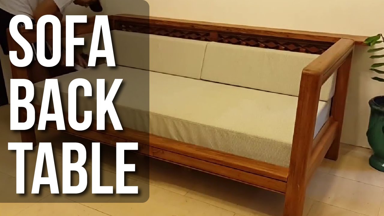 DIY Back Table Project - YouTube