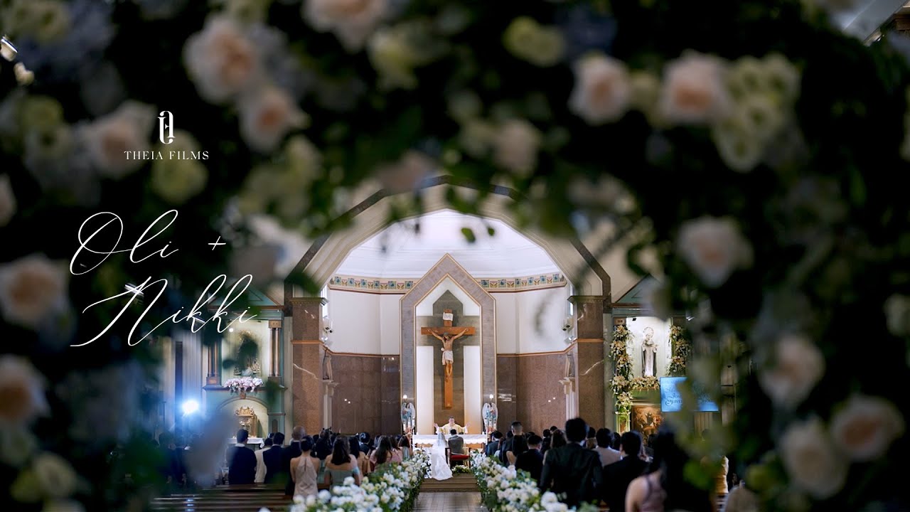The Wedding of Oli and Nikki in Santísimo Rosario Parish - UST - YouTube