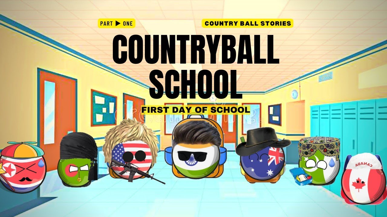 Countryballs school - First day of school | Countryballs animation # ...