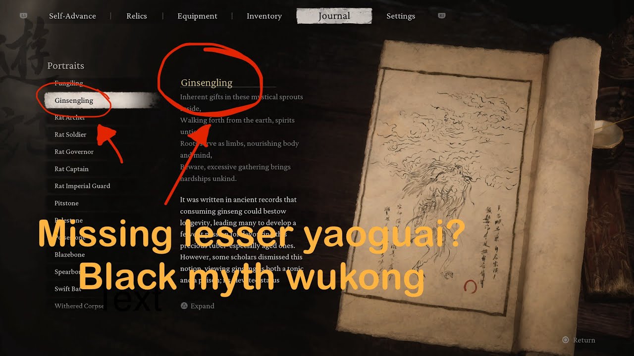 Missing lesser yaoguai from chapter 1 black myth wukong - YouTube
