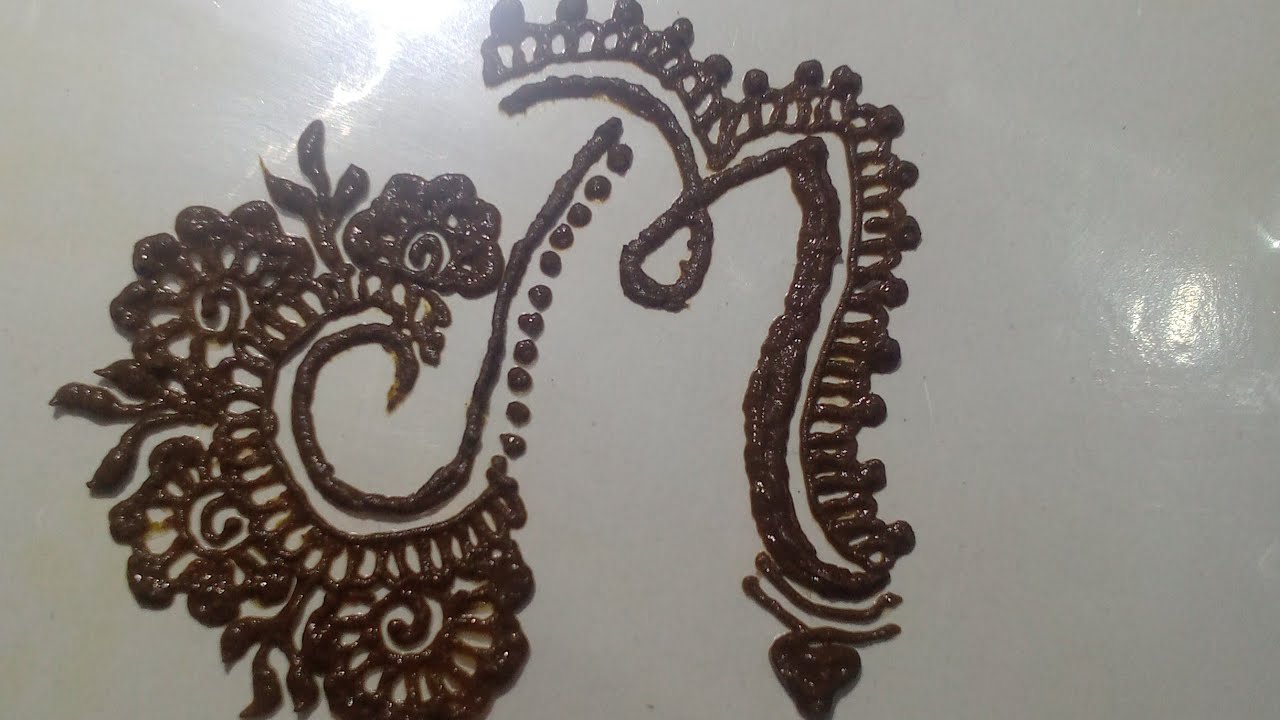 "M" Letter Mehndi Designs 3 #mehndidesigns #mlettermehditatto - YouTube