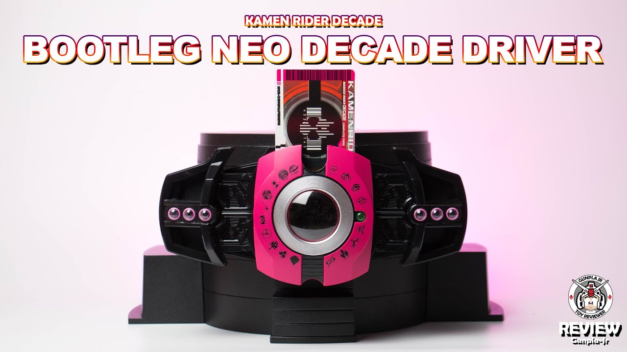 Bootleg Kamen Rider Decade - Neo Decadriver | Review - YouTube