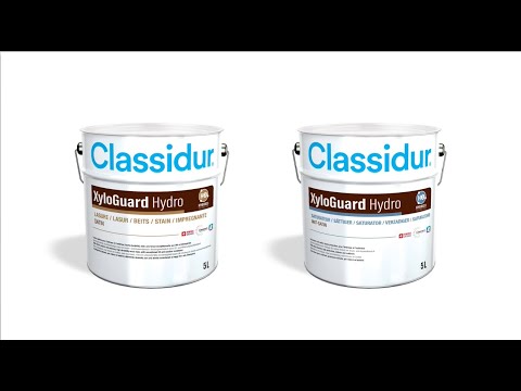Classidur - XYLOGUARD HYDRO - Lasure et Saturateur - FR - YouTube