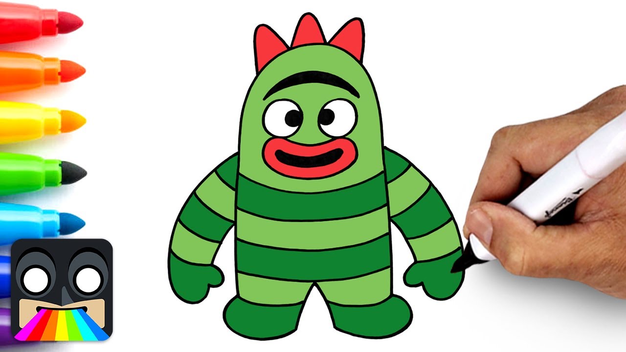 How To Draw Brobee | Yo Gabba Gabbaland - YouTube