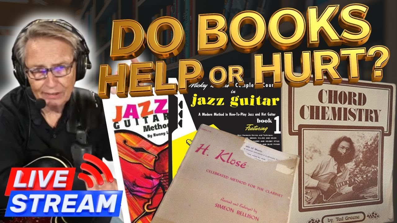 LIVE! Do Guitar Books Help Or Hurt Your Playing? Jazz Guitar Debate ...