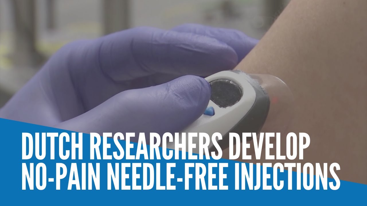 Dutch researchers develop no-pain needle-free injections - YouTube
