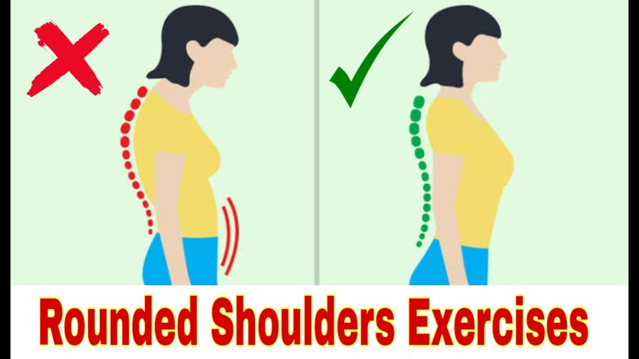 Rounded Shoulders Exercises At Home in Hindi | Posture Correction ...
