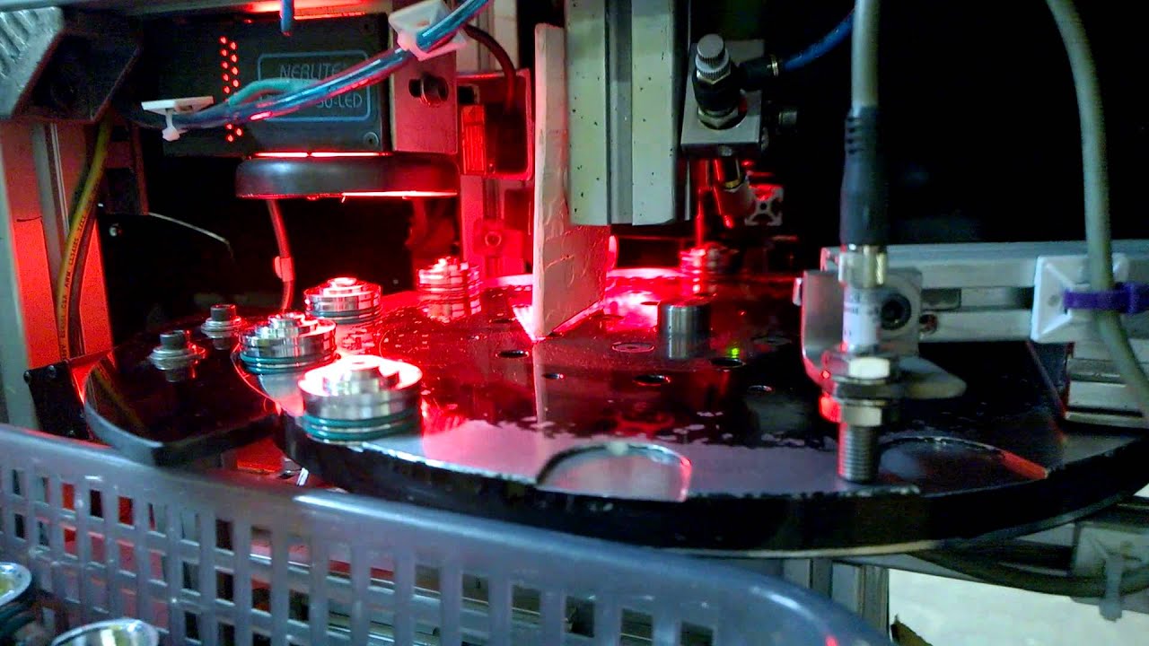 o-ring & thread presence inspection station - YouTube