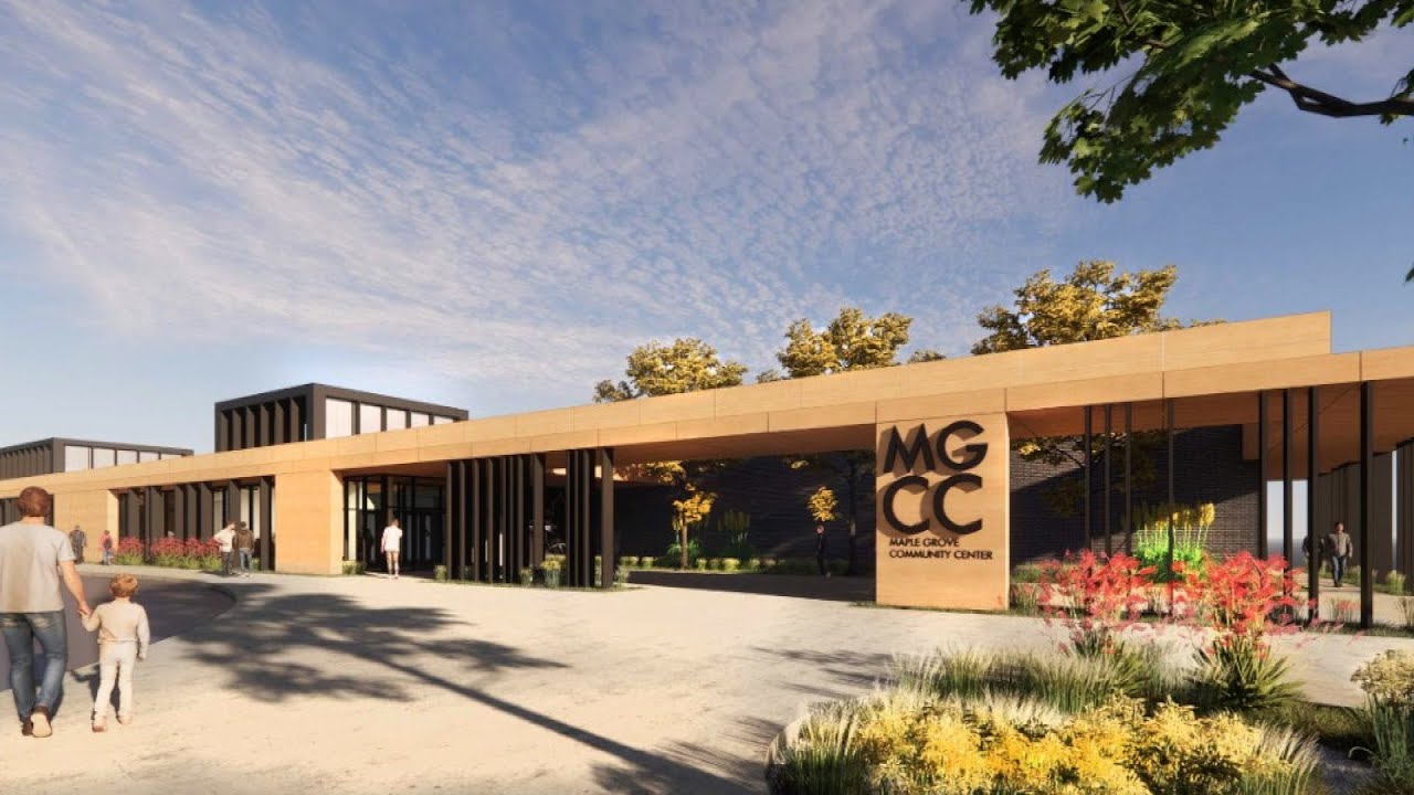 Maple Grove Community Center Expansion Construction Begins - YouTube