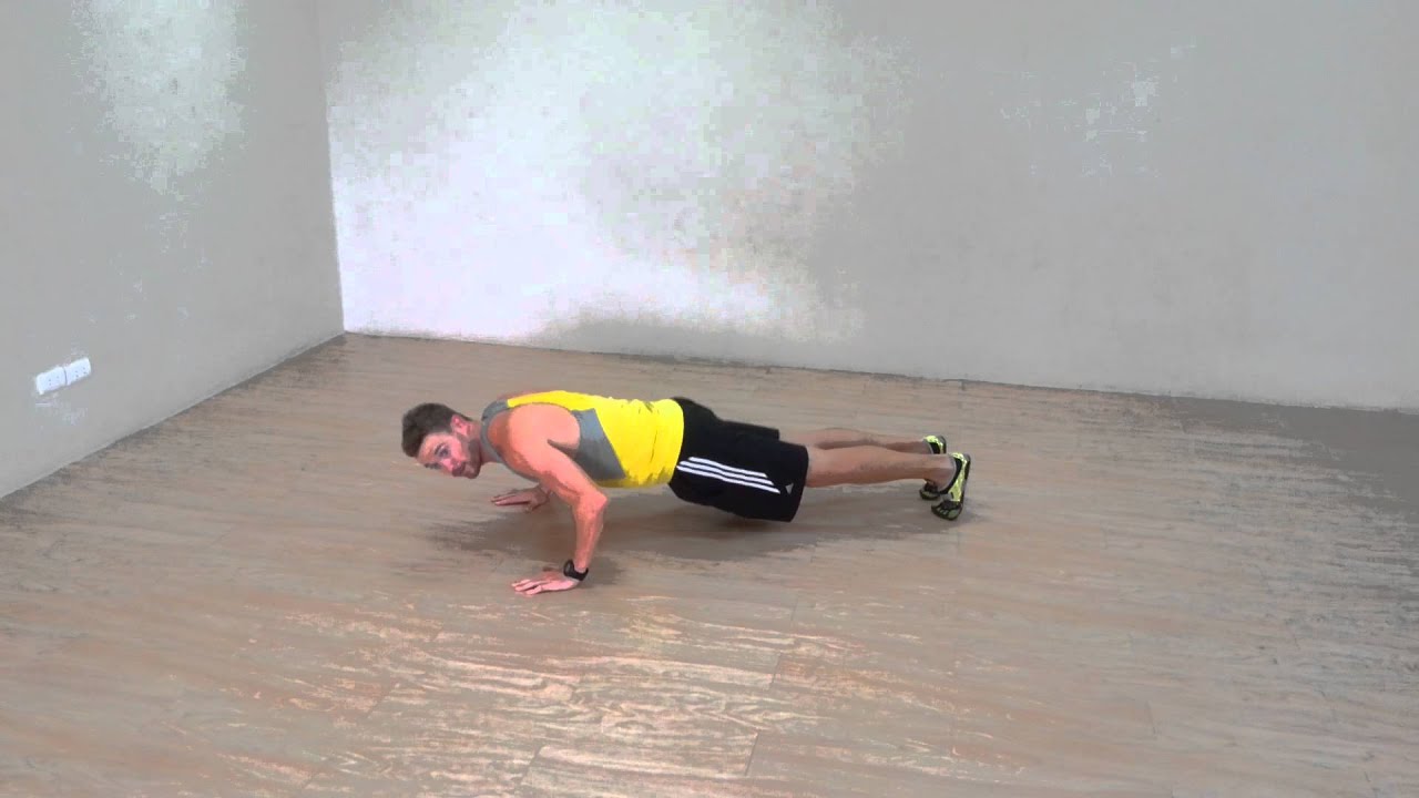 pushup half way or to chest to floor - YouTube
