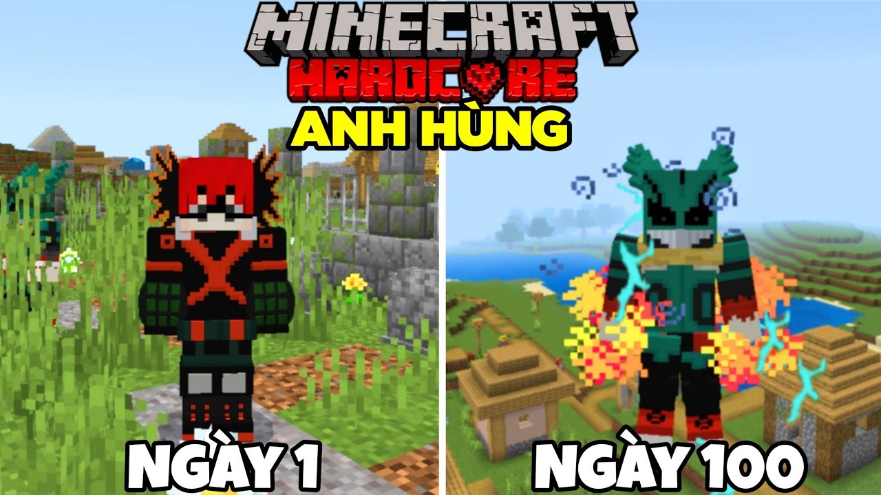 Tóm Tắt 100 Ngày Sinh Tồn Trở Thành Anh Hùng Trong Minecraft Học Viện ...