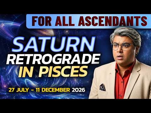 For All Ascendants | Saturn Retrograde in Pisces | 27 July - 11 December 2026 | Analysis by Punneit