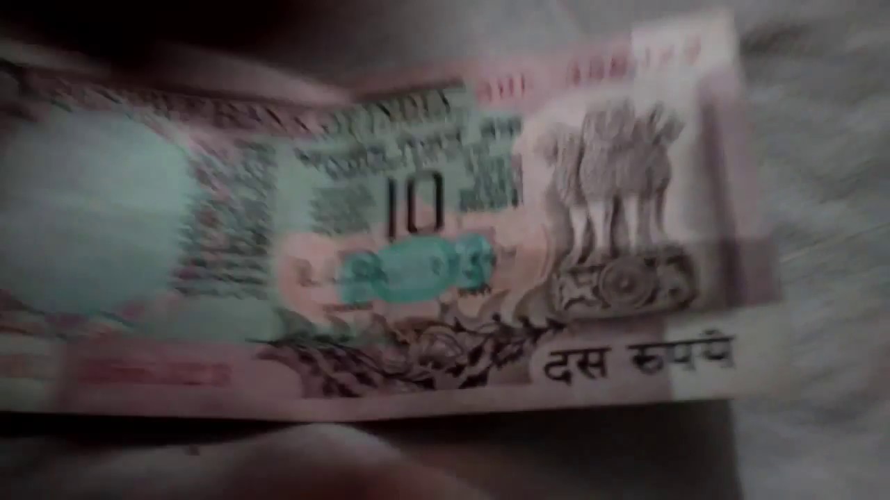 Old notes of 10 ruppes - YouTube